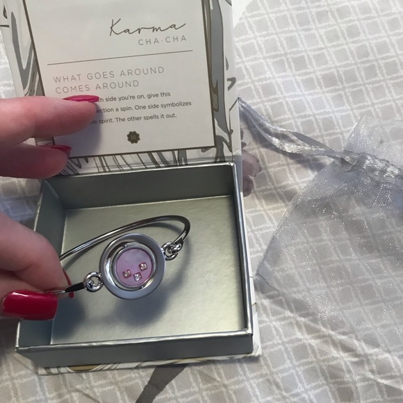 Karma | Jewelry | Karma Rotating Pendant Bracelet | Poshmark